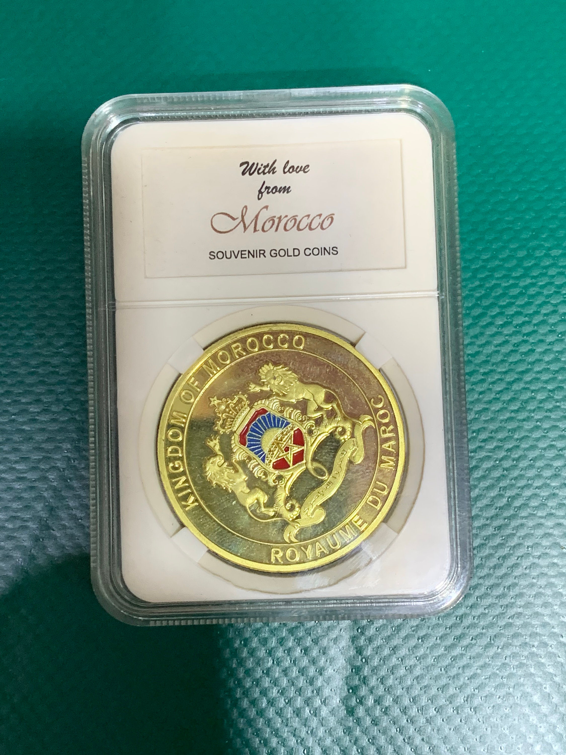 Pièce D'or Marocaine Armoiries Du Maroc Sahara Marocain - Etsy Israel