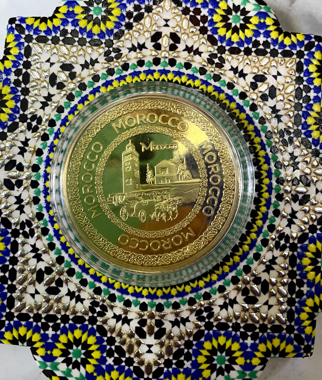 Pièce D'or Marocaine, Armoiries Du Maroc, Sahara Marocain, Pièce De ...