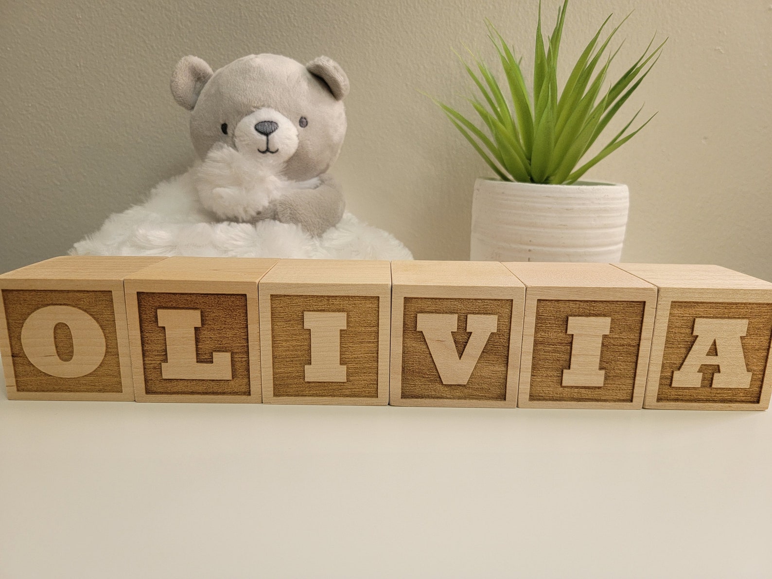 Personalized Wooden Blocks Name Blocks Alphabet Baby - Etsy