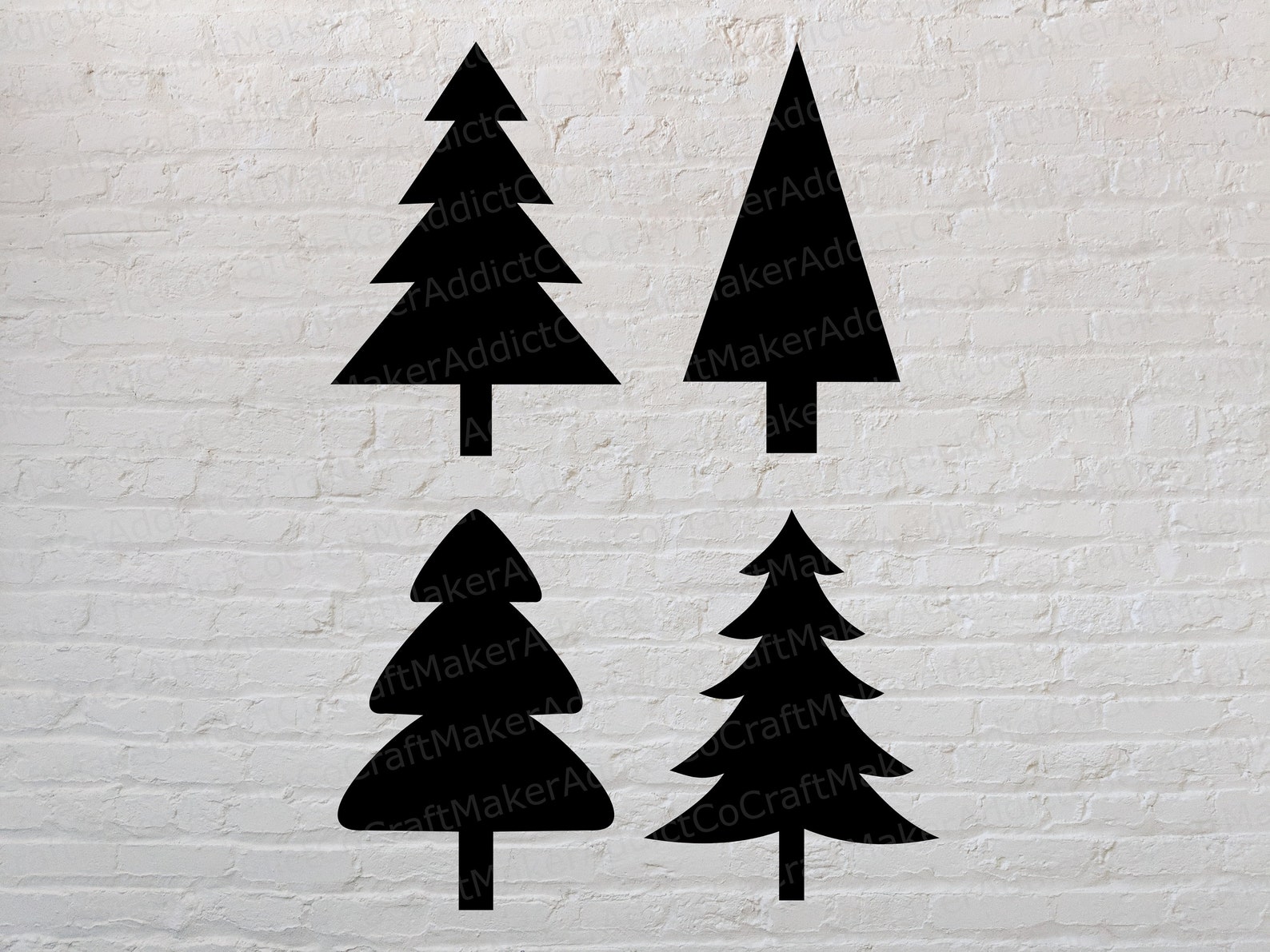 Christmas Tree SVG, PNG, PDF, Dxf - Cut Files - Cricut - Christmas ...