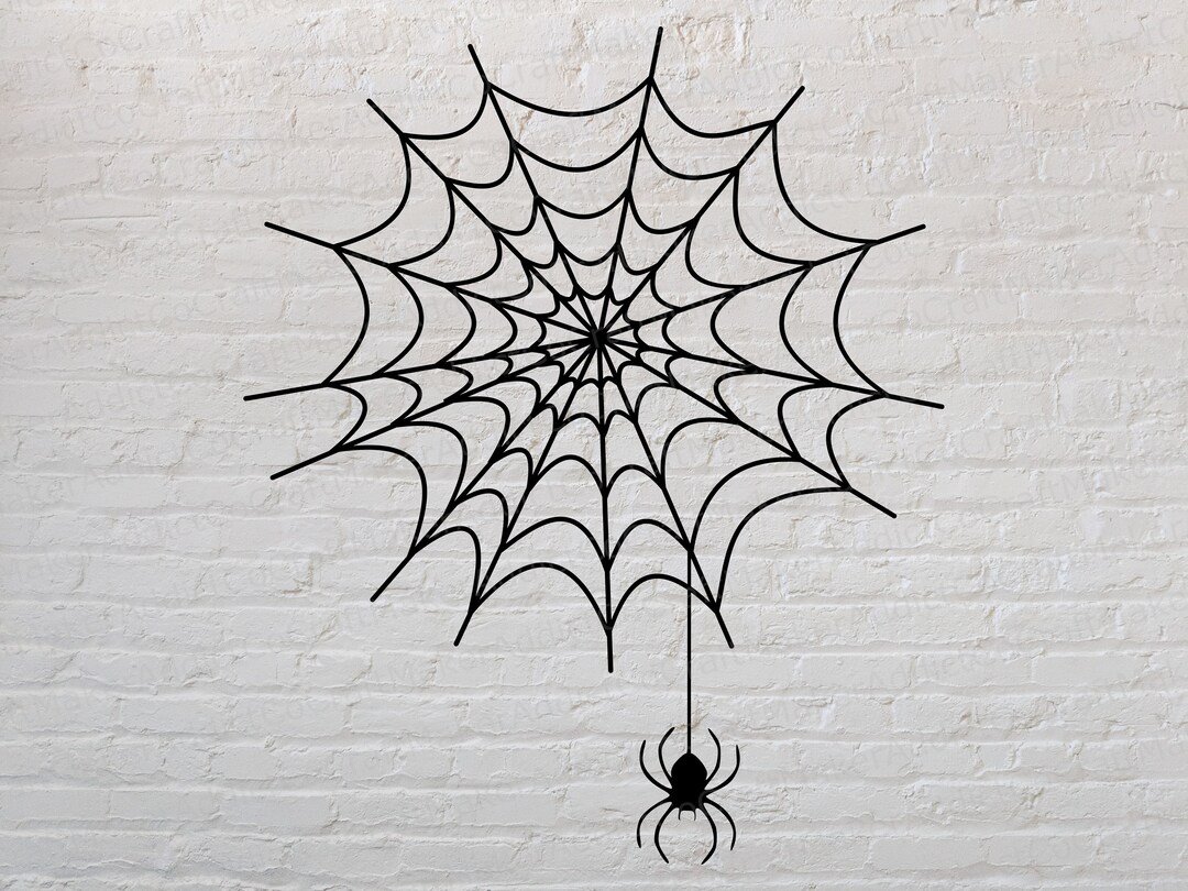 Spider Webb SVG, PNG, PDF, Dxf - Cut Files - Cricut - Halloween - Etsy