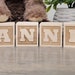 Personalized Wooden Blocks Name Blocks Alphabet Baby - Etsy