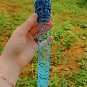 Wiggle Worm- Handmade Crochet Wiggley Slinky Worms Amigurumi Stuffed ...