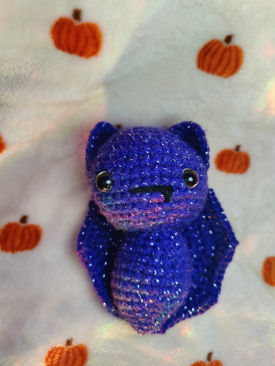 Purple Bat- Handmade Crochet Purple Bat Decor Amigurumi Stuffed Animal ...
