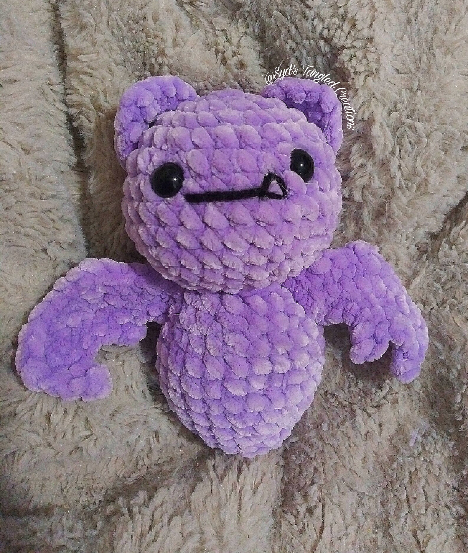PATTERN- Crochet Bat DIGITAL PATTERN How to Amigurumi Plushie Tutorial ...
