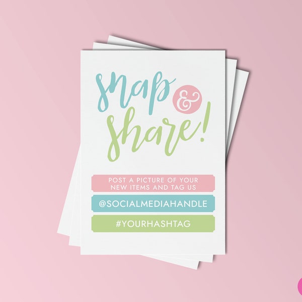 Hashtag Card - Etsy UK