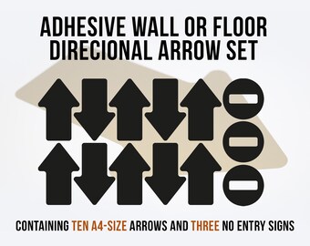 Floor Arrow Decals - Etsy UK