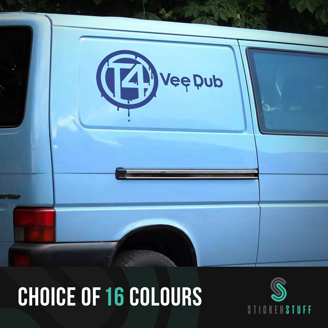 Large Transporter T3 T4 and T5 Van Roundel Original Melting Decal ...