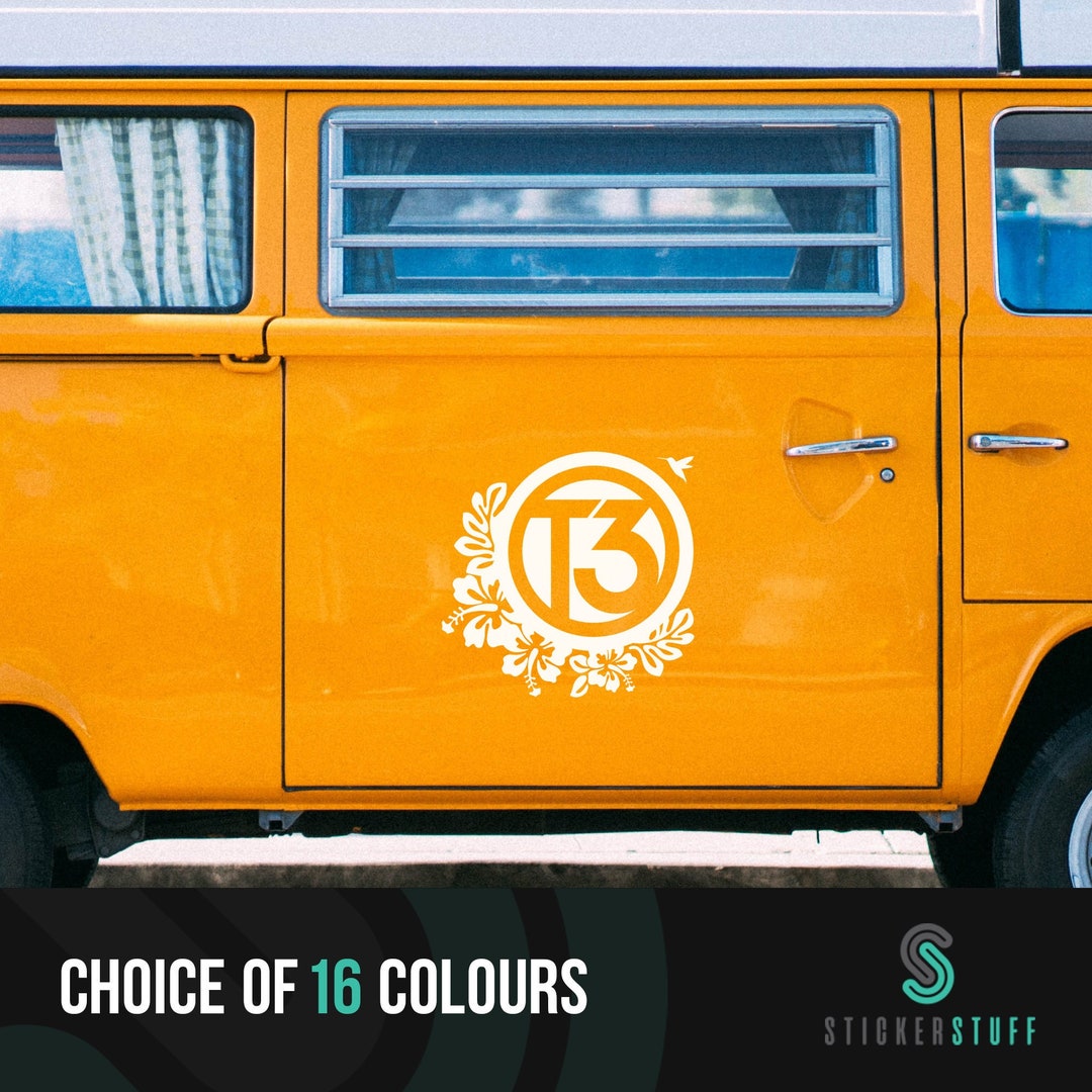 Large VW Roundel Transporter T3 Original Tropical Design Van Roundel ...