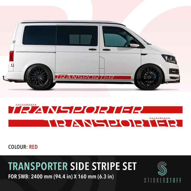 Vw T6 1 Side Stickers - Etsy