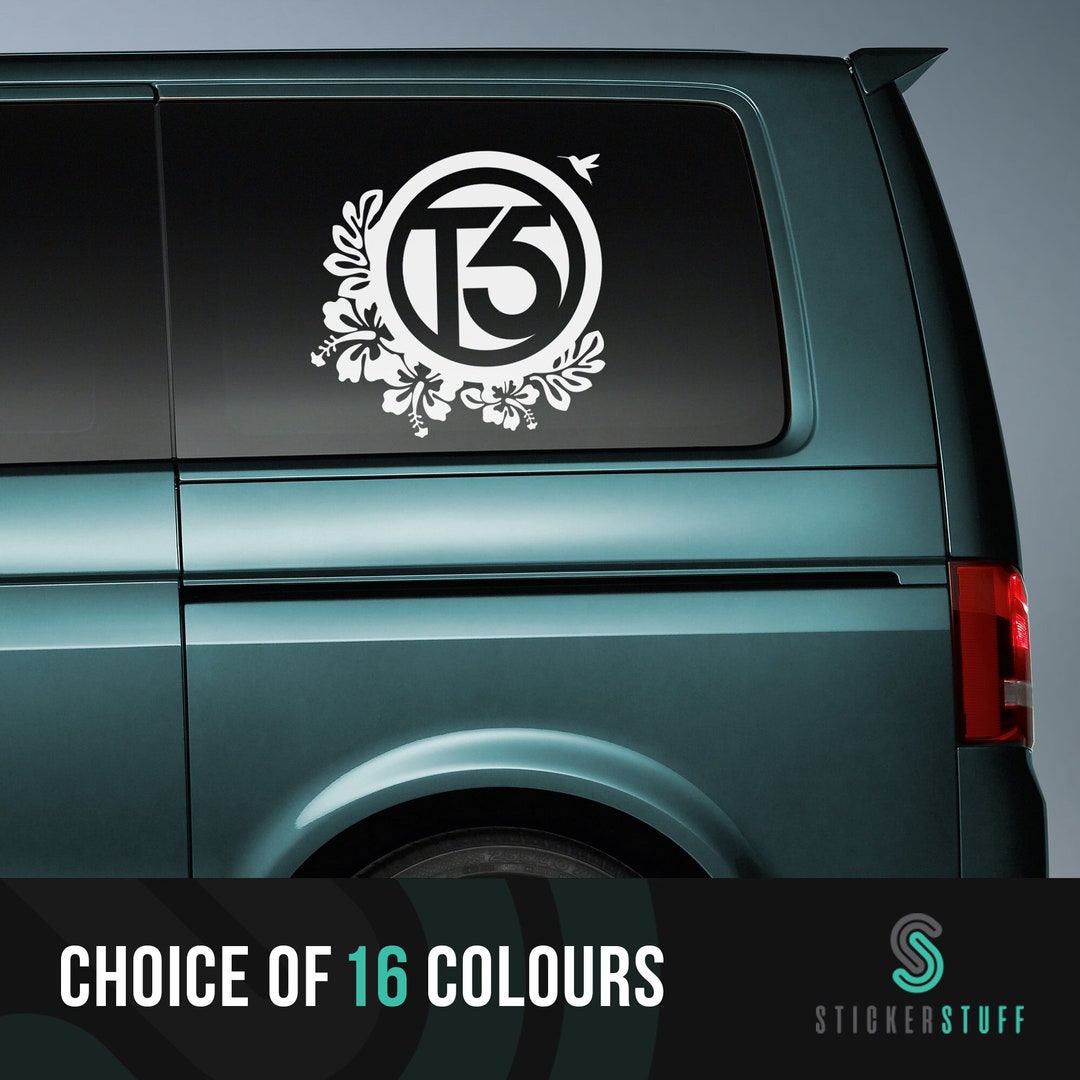 Large VW Roundel Transporter T5 Original Tropical Design - Etsy