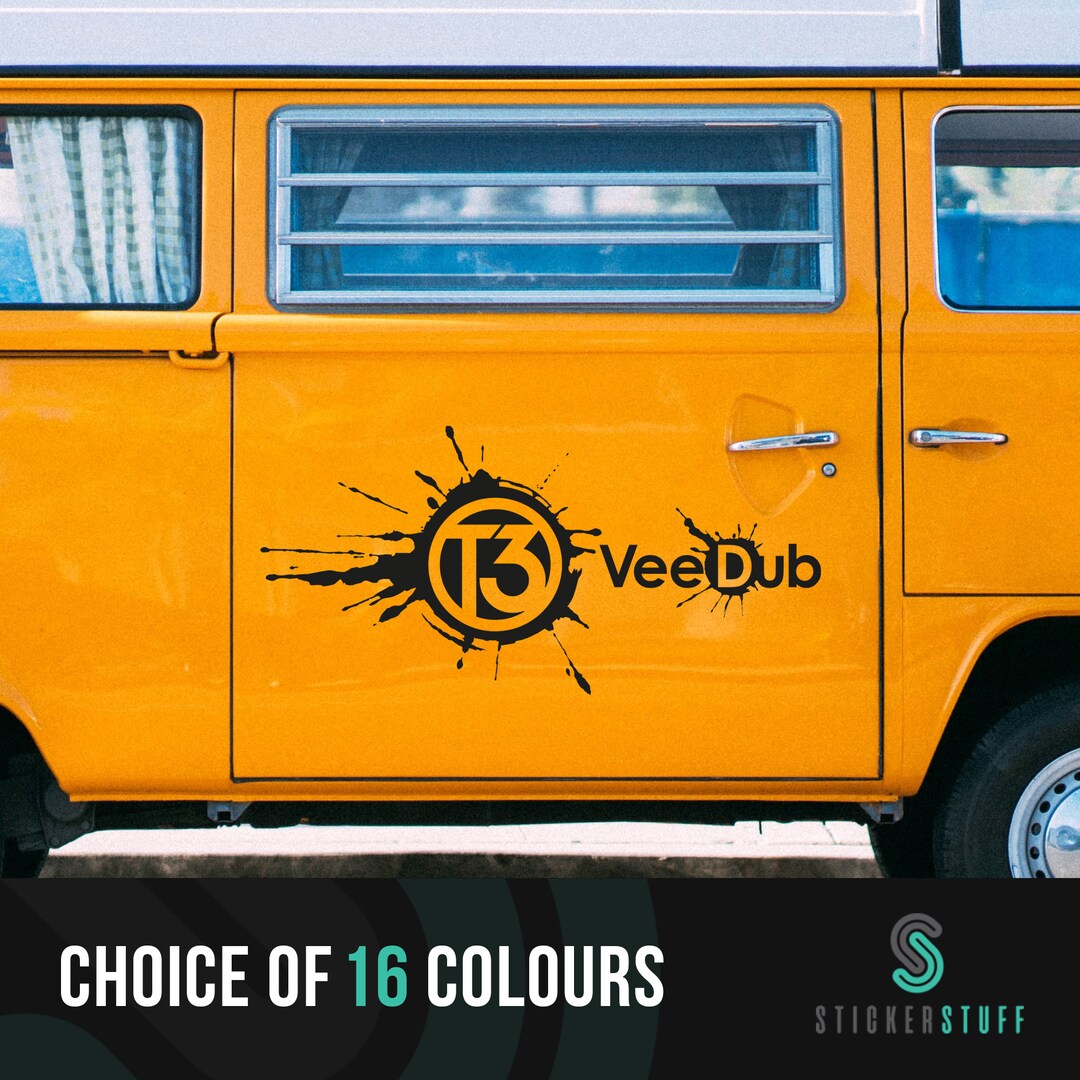 Large Transporter VW T3 T4 T5 and T6 Van Roundel Graphics Original ...