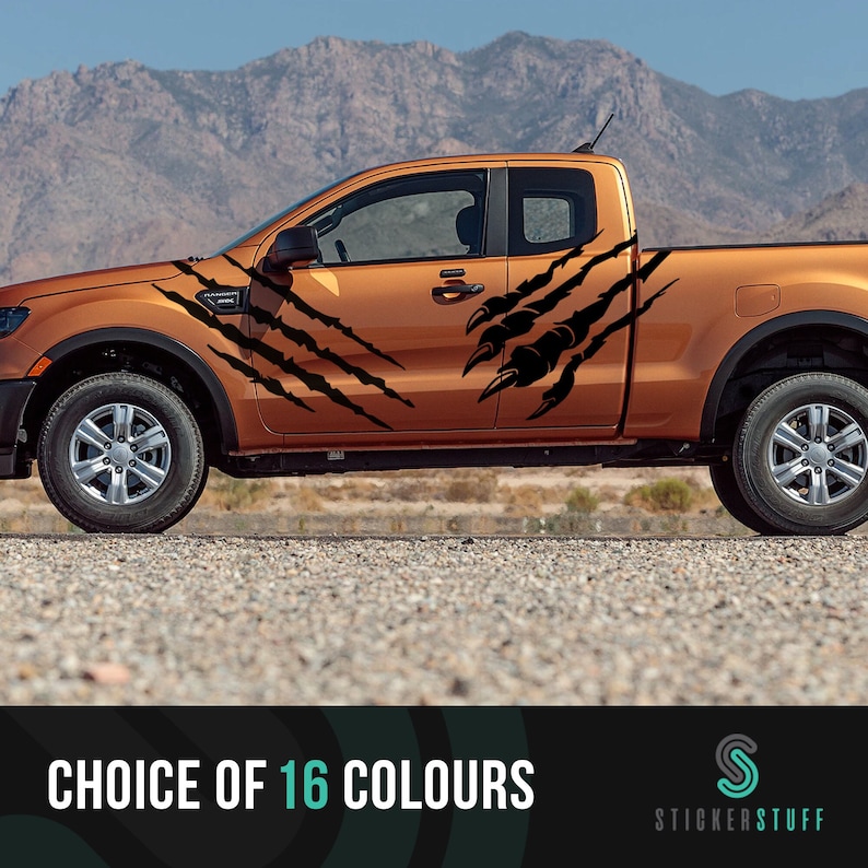 Large Raptor Claw Marks Decal Vinyl Sticker Vehicle Truck Car - Etsy