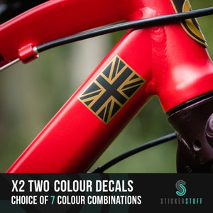 Union Jack Flag Decal: British UK Sticker for Bike, Car, Helmet - Etsy