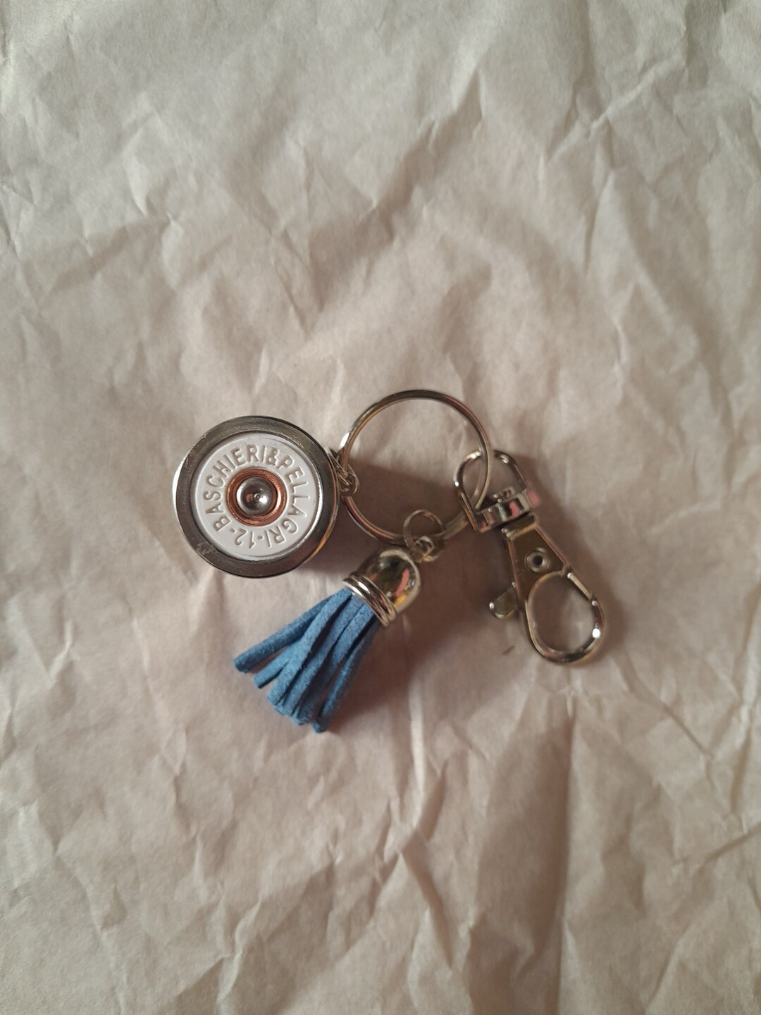 12 Bore Silver Cartridge Keyring, Country Appeal, Country Style ...