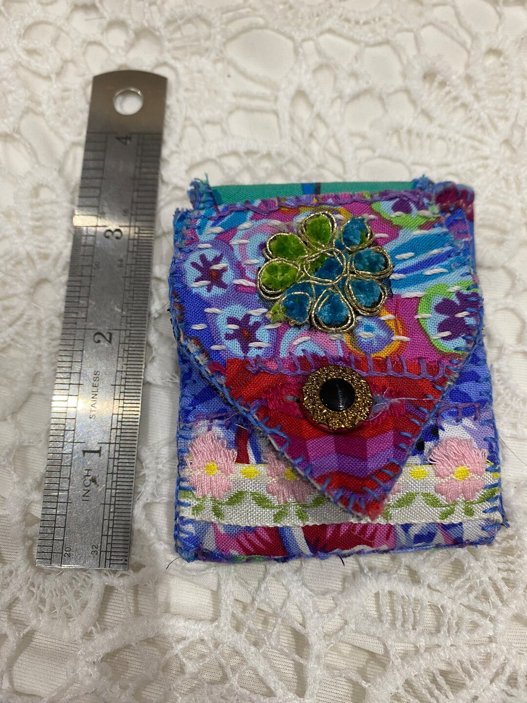 Pocket Shrine Virgin Mary Handmade Slow Stitched - Etsy