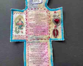 Pocket Shrine Virgin Mary Handmade Slow Stitched FREE SHIPPING - Etsy