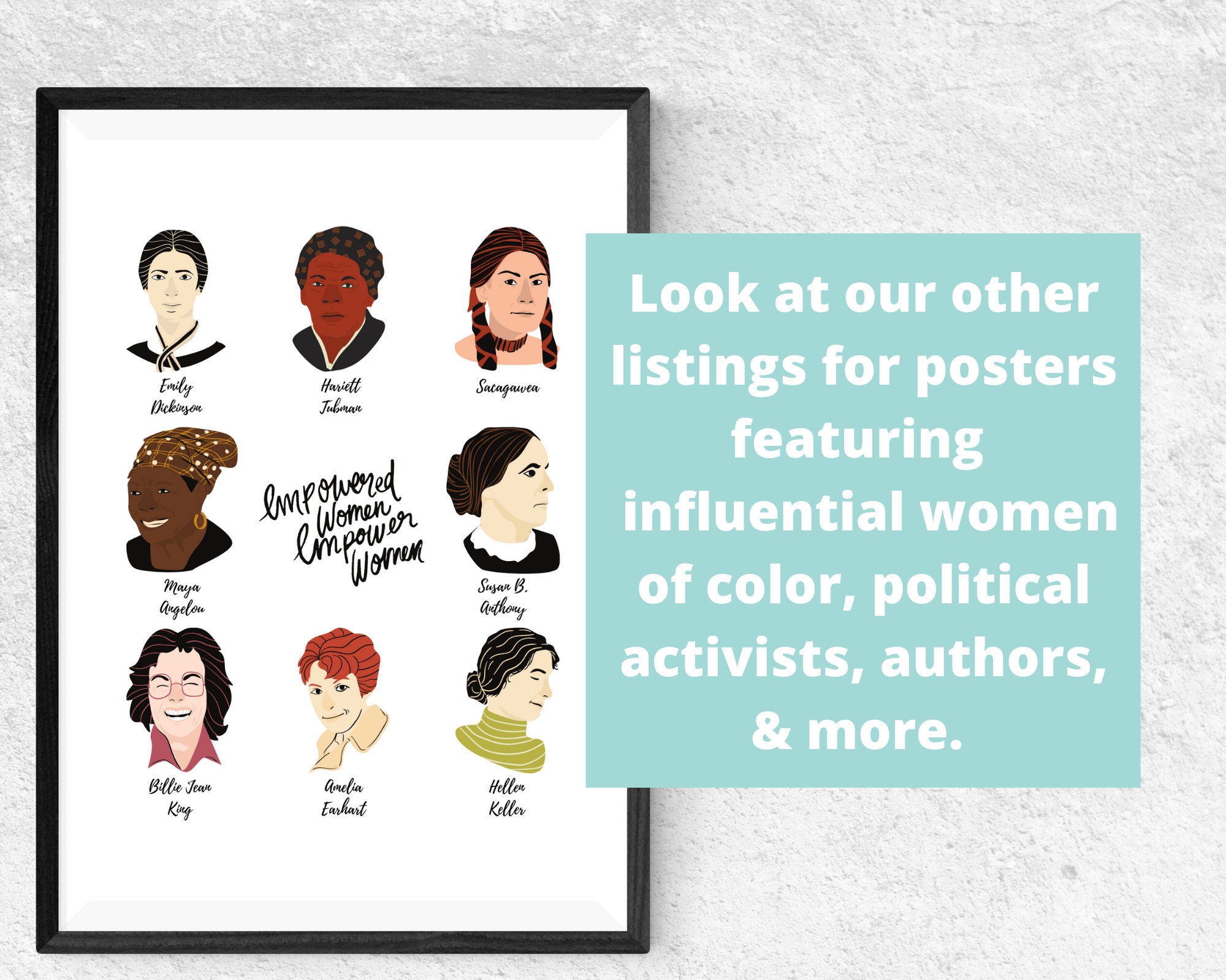 Empowered Women Empower Women Art Print Featuring American Females ...