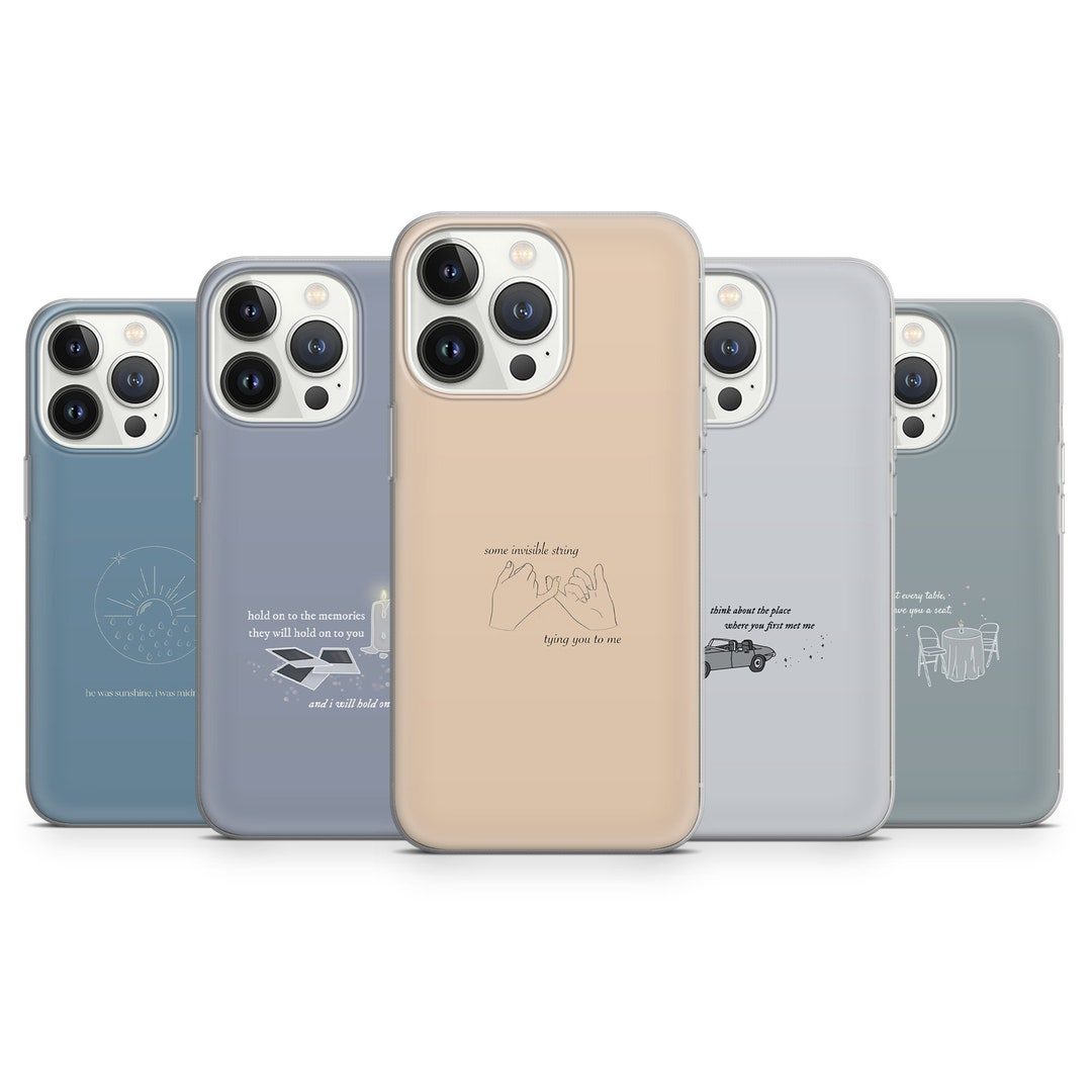 Taylor Phone Case - Folklore Song Lyrics Cover for iPhone 15 Pro Max ...