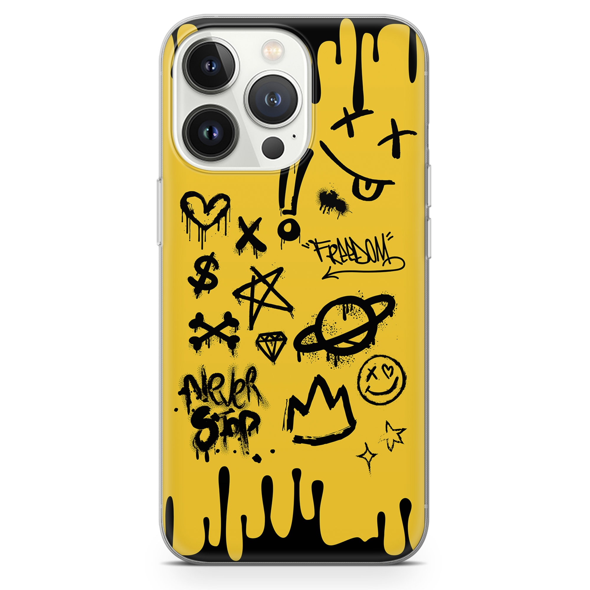 Graffiti Street Art Phone Case Abstract Hip-hop Trash Cover for iPhone ...