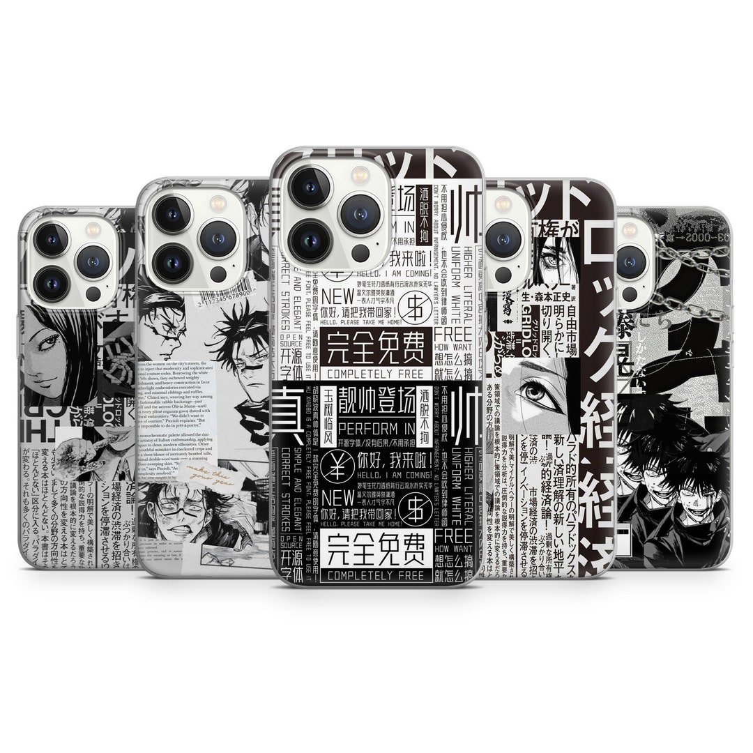 Manga Lover Phone Case - Japanese Anime Newsprint Gift Art Cover for ...