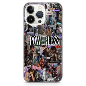 Powerless Book Phone Case - Booktok Reckless Powerful Collage Art for ...