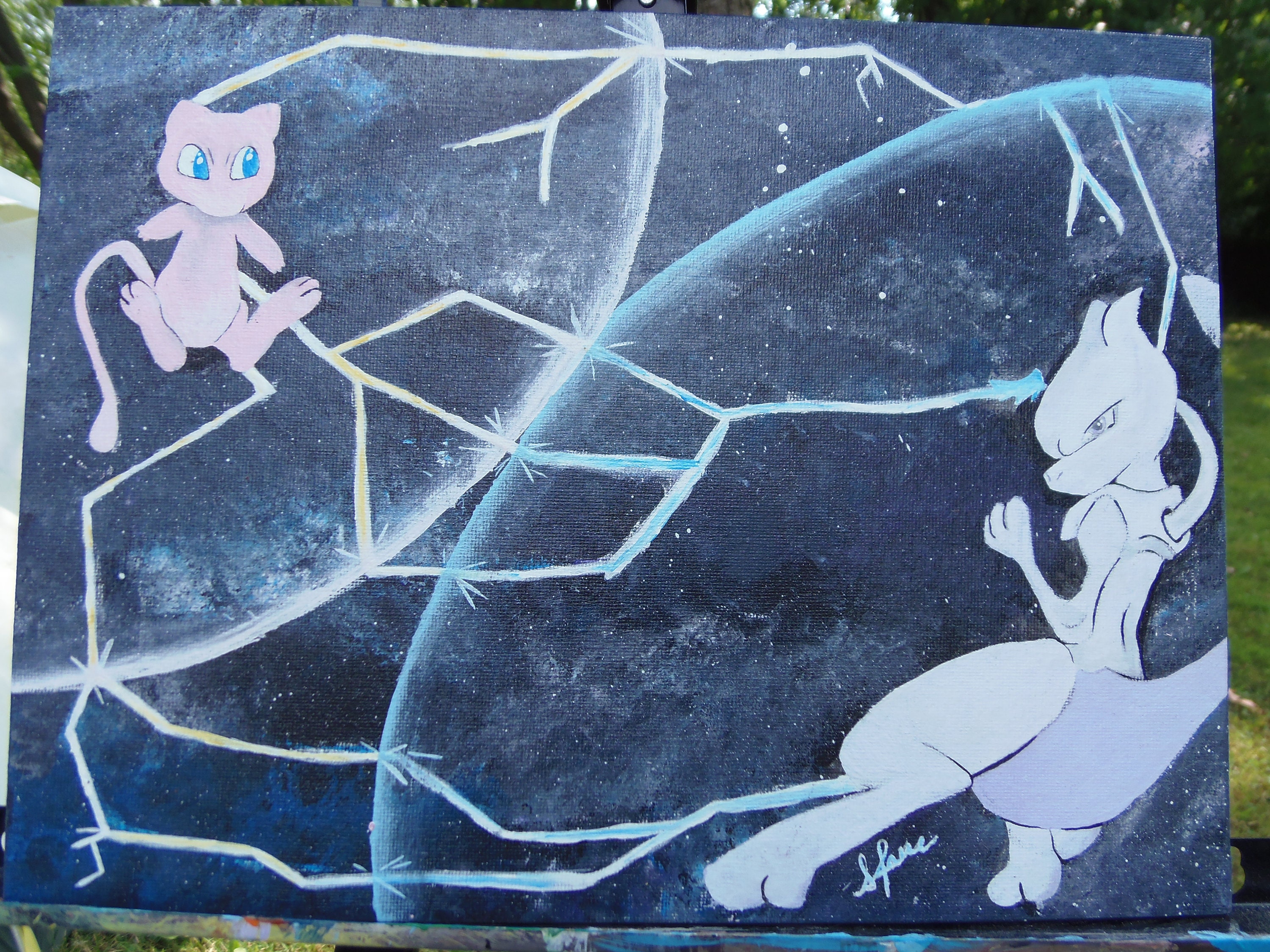 Mewtwo New Form Fan Art