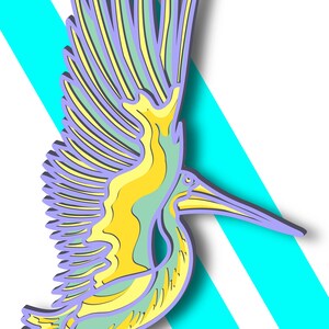 Pelican Mandala SVG/ Pelican CNC/ Multilayer Svg/ Cutting File Svg ...