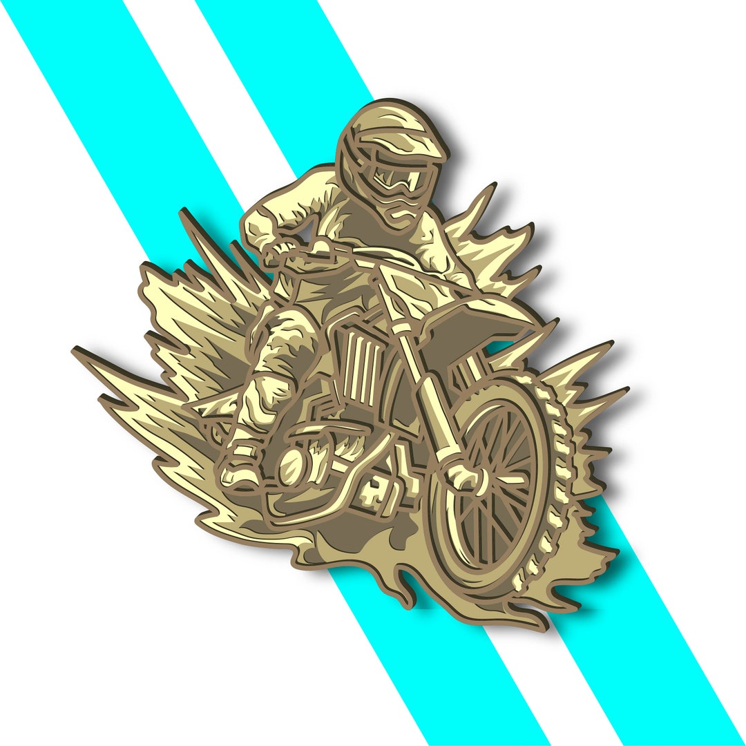 Motorcycle Multilayer SVG/ Motorcycle CNC/ Multilayer Svg/ Cutting File ...