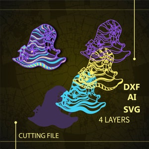 Bundle Halloween Multilayer SVG/ Halloween CNC File/ Cricut File ...