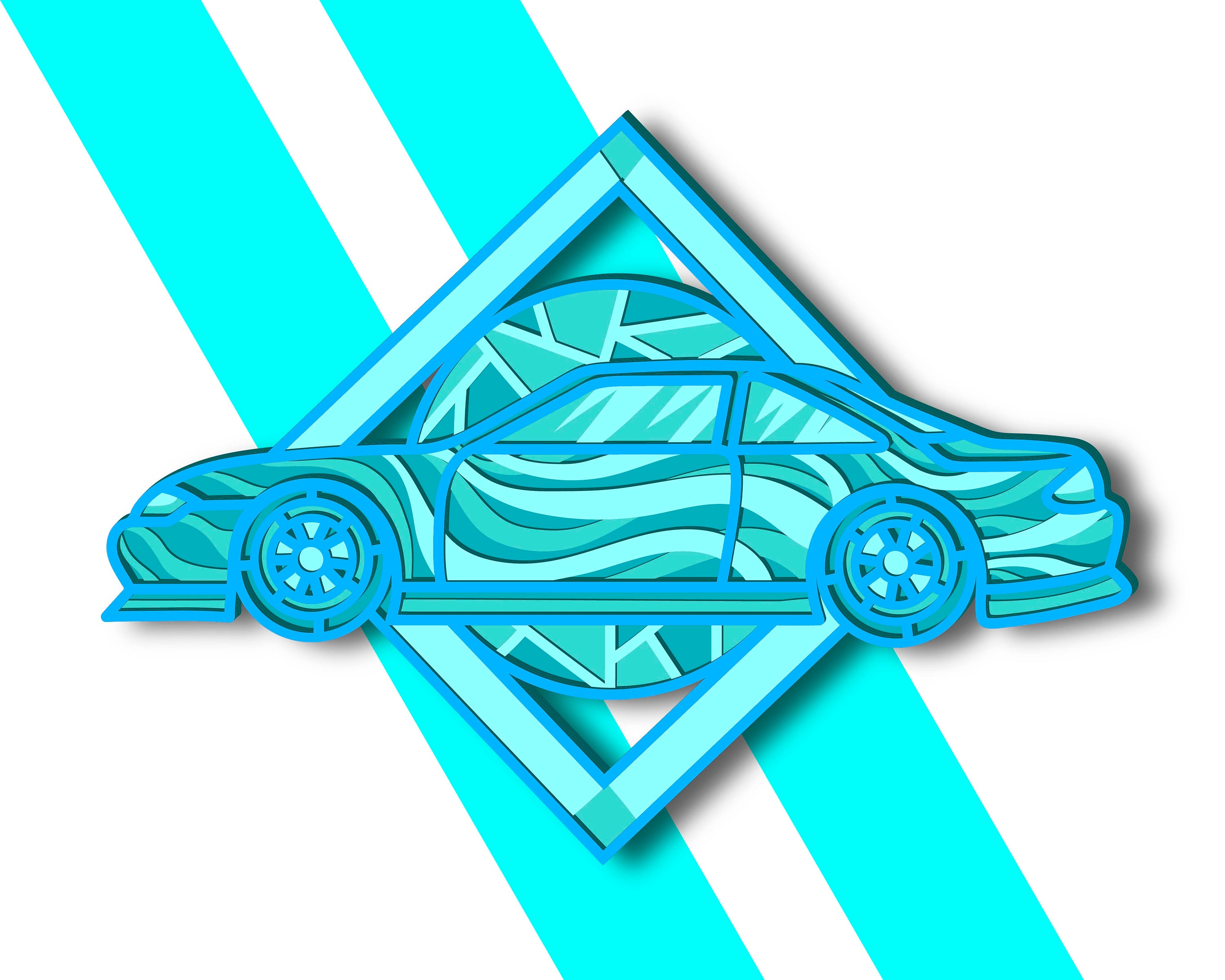 Car Mandala SVG/ Car CNC/ Multilayer Svg/ Cutting File Svg/ - Etsy