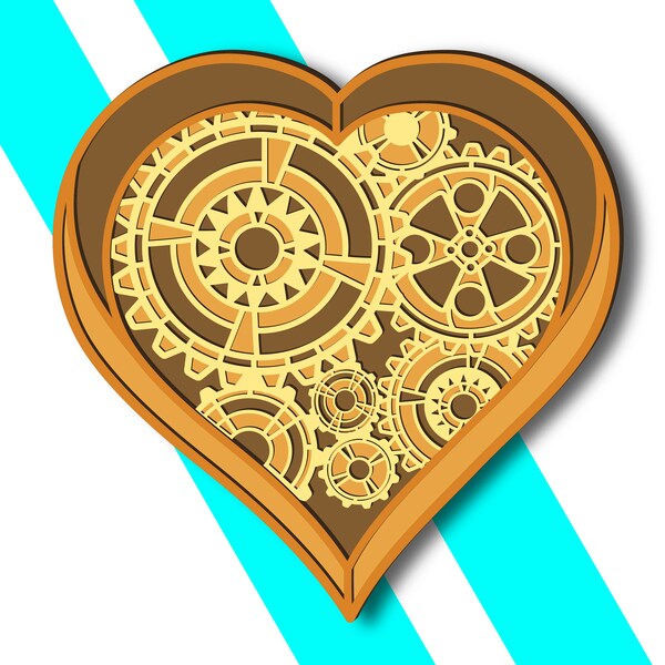 Clockwork Heart - Etsy