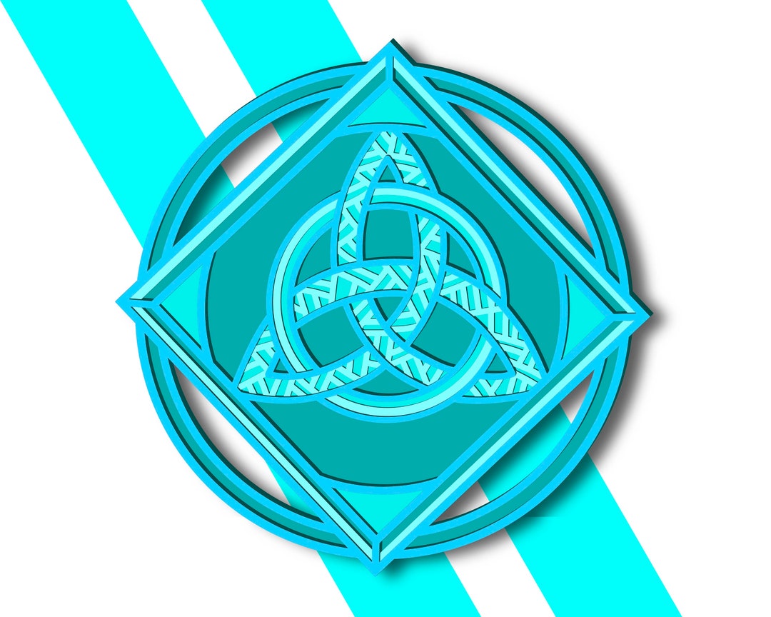 Triquetra Symbol Mandala SVG/ Triquetra Symbol CNC/ Multilayer Svg ...