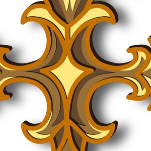 Cross Multilayer SVG/ Cross CNC/ Multilayer Svg/ Cutting File Svg ...