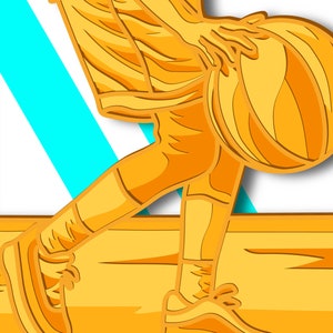 Basketball Mandala SVG/ Basketball CNC/ Multilayer Svg/ Cutting File ...