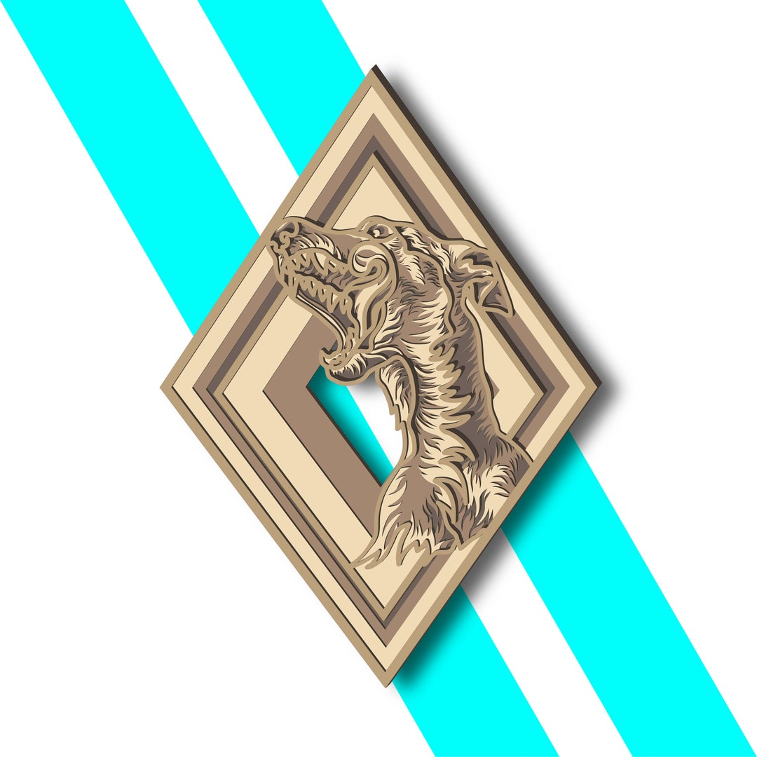 Beagle Dog Mandala SVG/ Beagle Dog CNC/ Multilayer Svg/ Cutting File ...