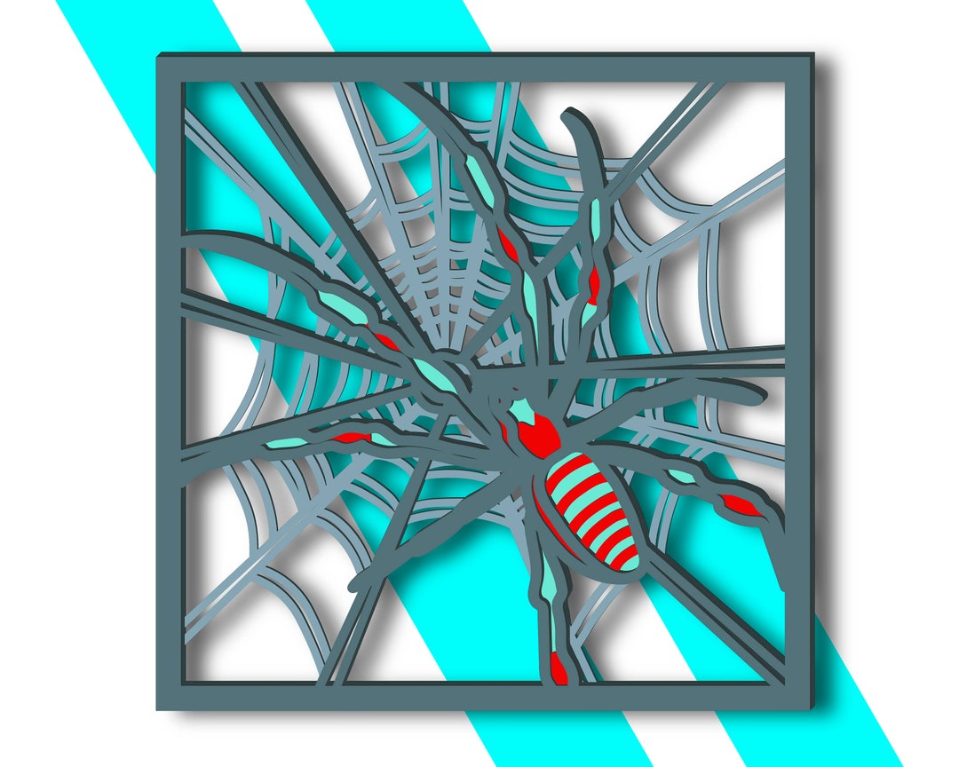 Spider Multilayer SVG/ Spider CNC/ Multilayer Svg/ Cutting File Svg ...