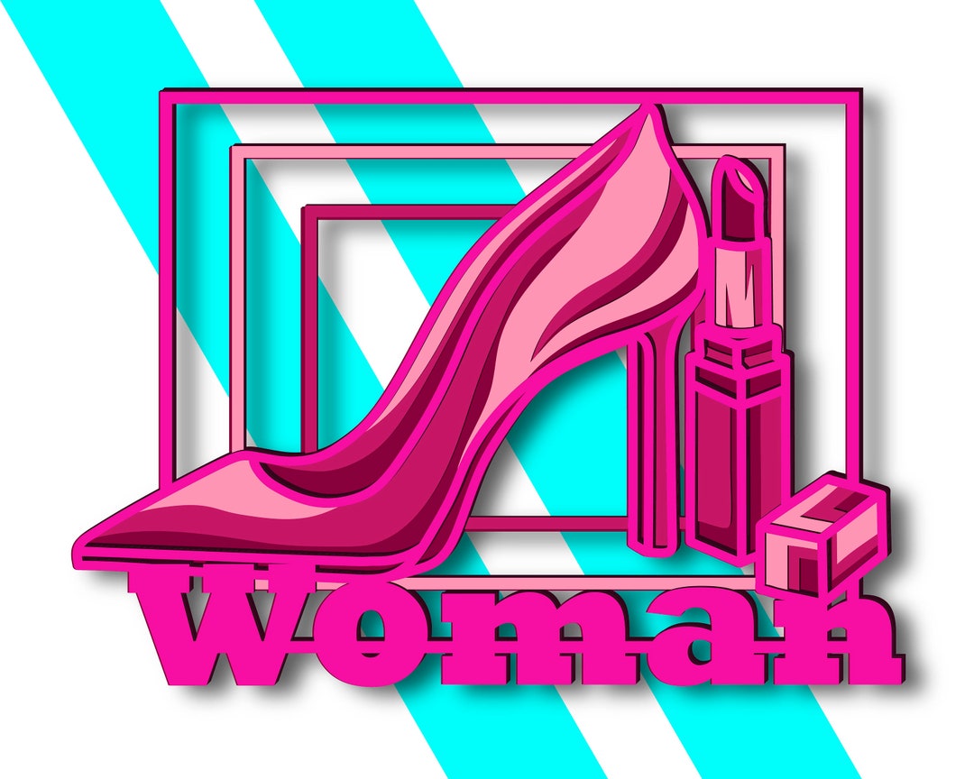 Woman Multilayer SVG/ Woman CNC/ Multilayer Svg/ Cutting File Svg ...