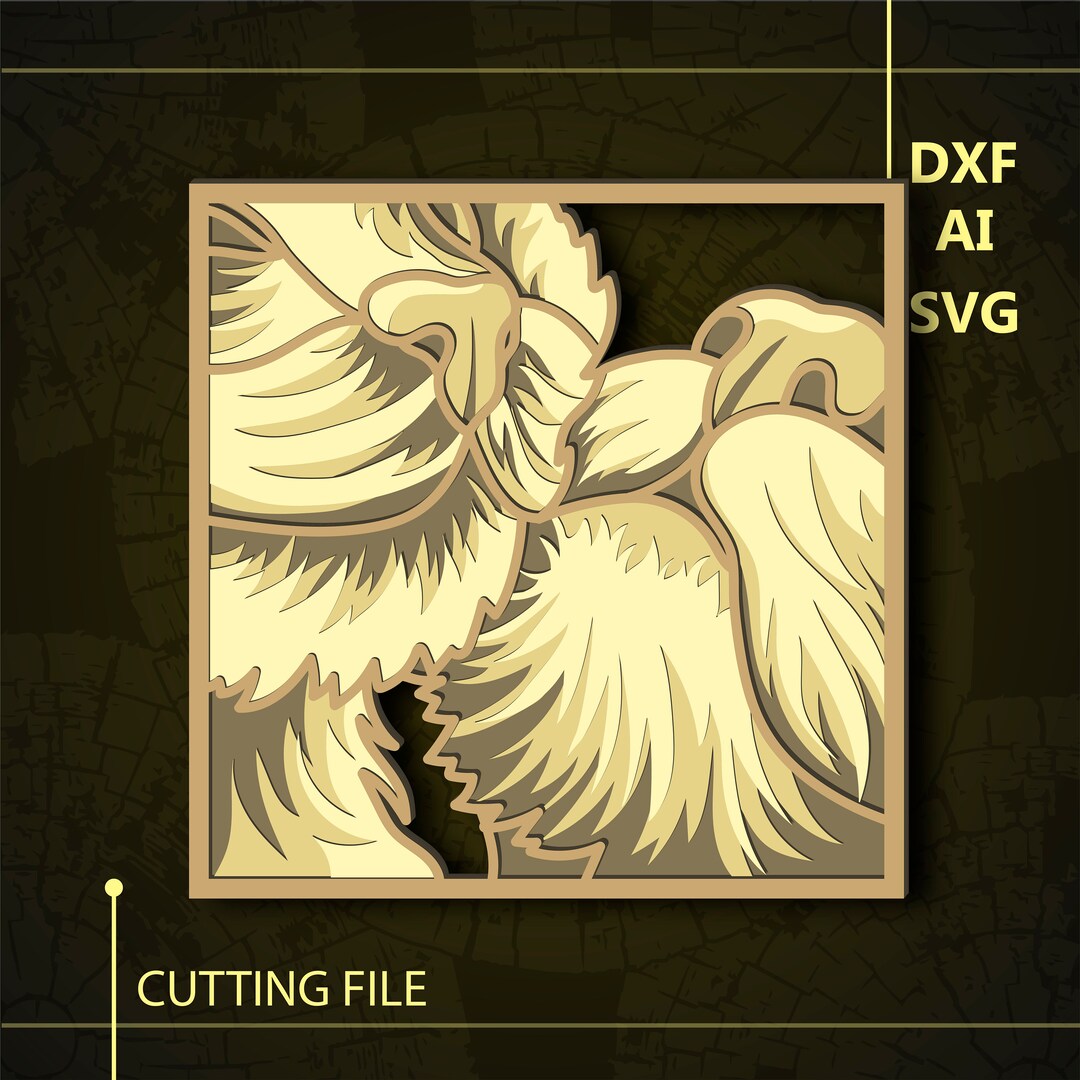 Cat Face Multilayer SVG/ Cat Face CNC File/ Cricut File / Cutting File ...