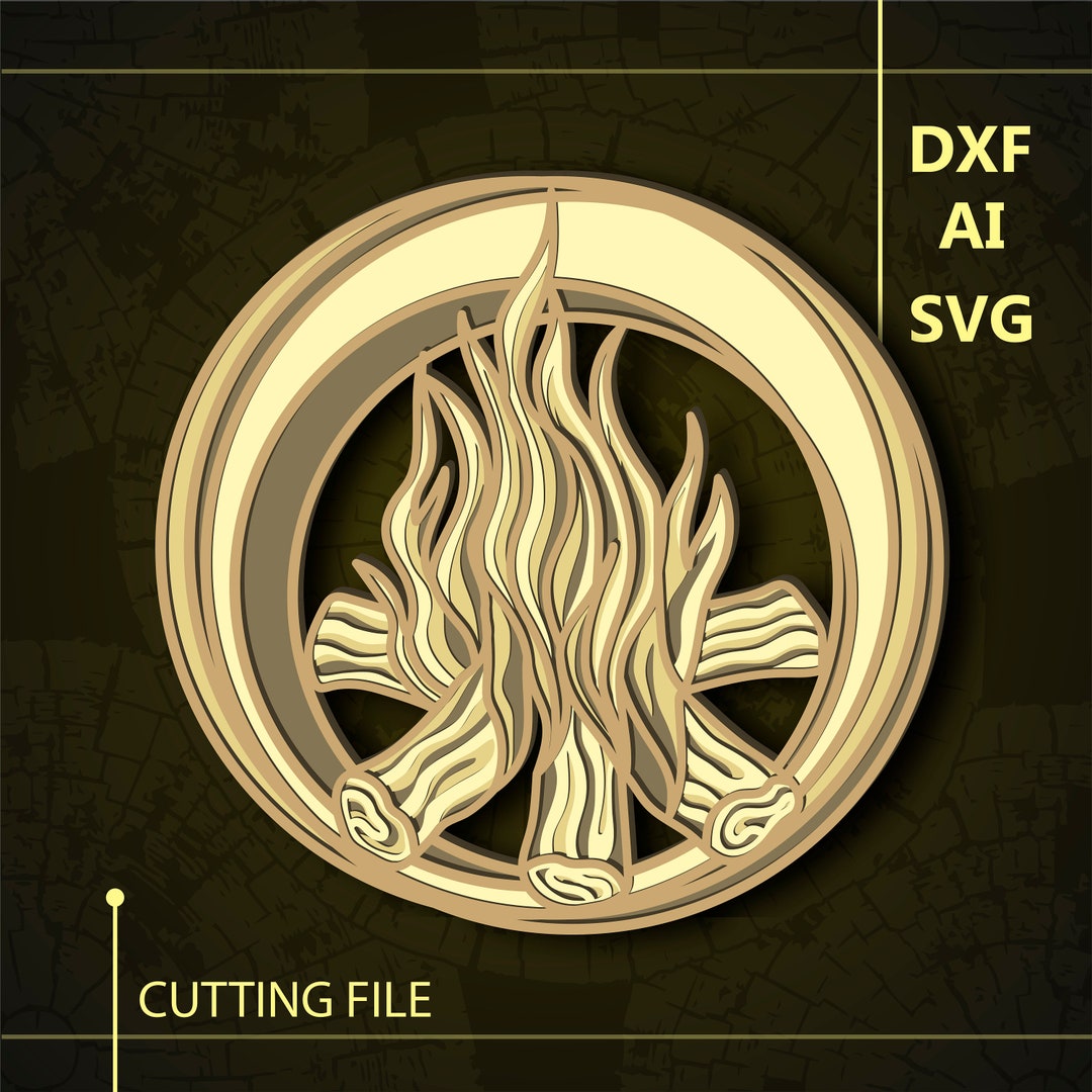 Fire Multilayer SVG/ Fire CNC File/ Cricut File / Cutting File Svg ...