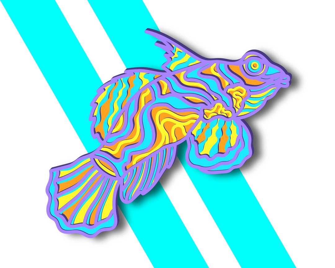 Fish Mandala SVG/ Fish CNC/ Multilayer Svg/ Cutting File Svg/ - Etsy