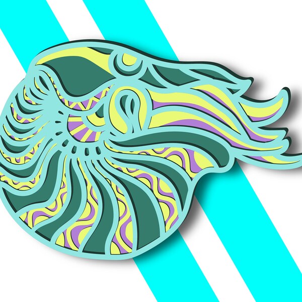 Nautilus Svg - Etsy