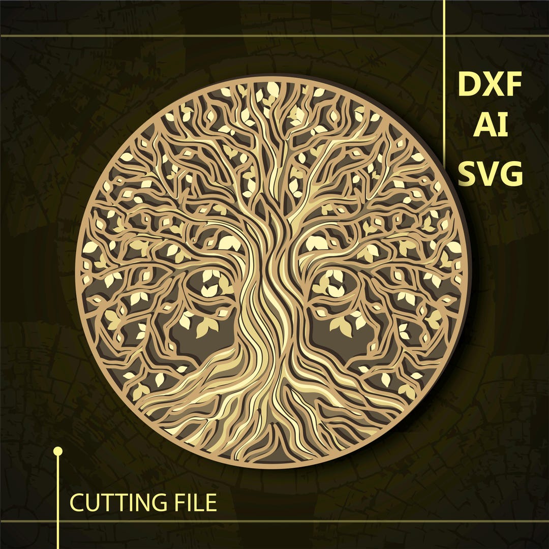 Tree of Life Multilayer SVG/ Tree of Life CNC File/ Cricut File ...
