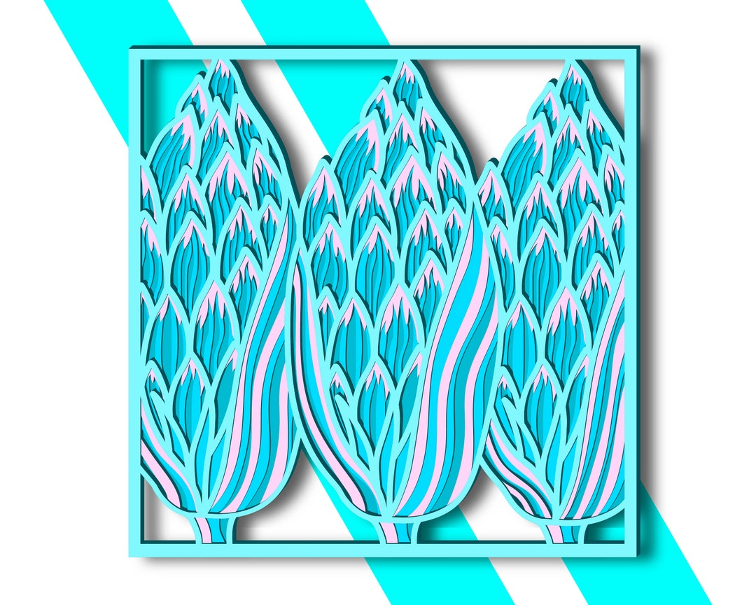 Flowers Multilayer SVG/ Flowers CNC/ Multilayer Svg/ Cutting File Svg ...