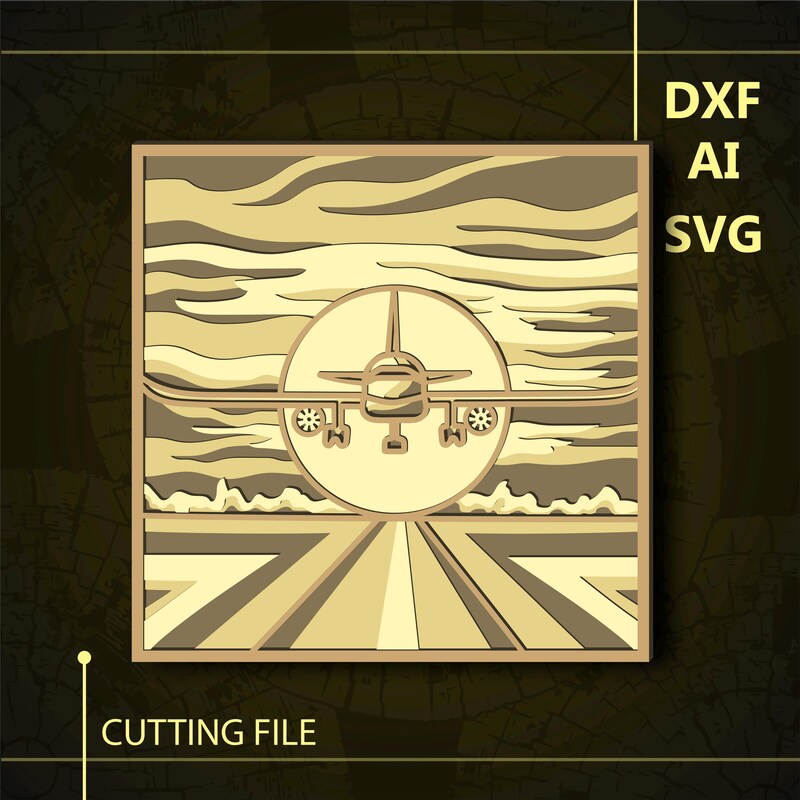 3d Airplane Svg File - Etsy