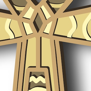 Egyptian Ankh Multilayer SVG/ Egyptian Ankh CNC File/ Cricut File ...