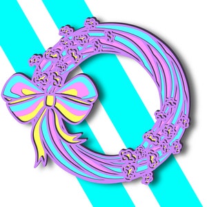Spring Wreath Multilayer SVG/ Spring Wreath CNC/ Multilayer Svg ...