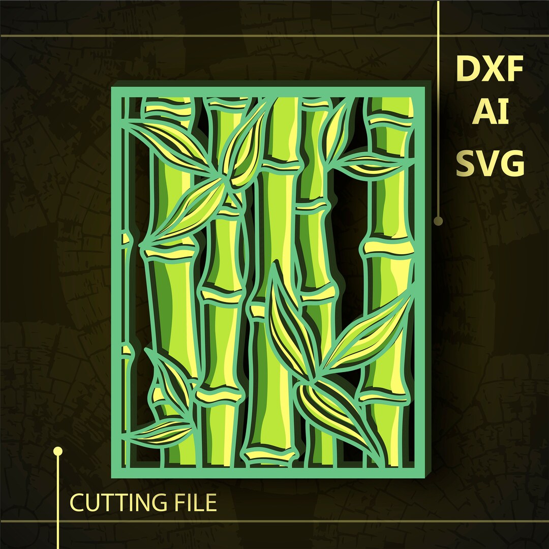 Bamboo Multilayer SVG/ Bamboo CNC File/ Cricut File / Cutting File Svg ...