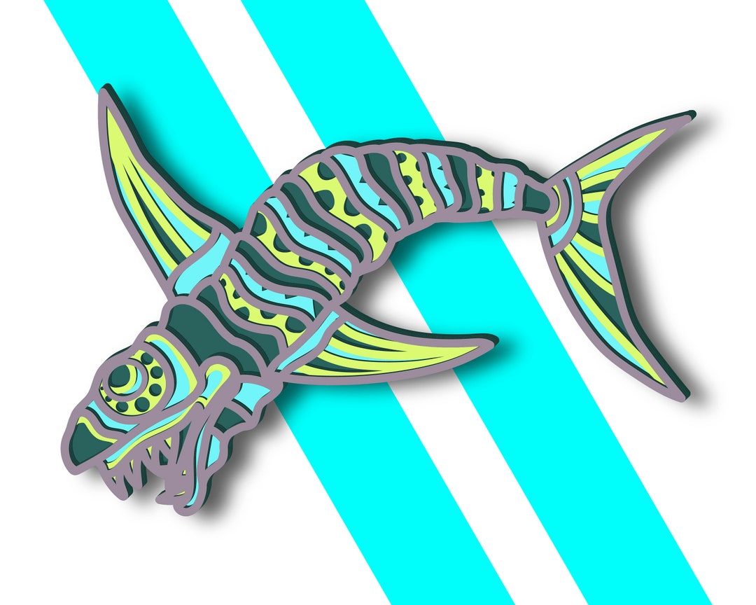 Fish Multilayer SVG/ Fish CNC/ Multilayer Svg/ Cutting File Svg/ Paper ...