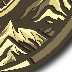 Compass Multilayer SVG/ Compass CNC File / Multilayer Svg/ Cutting File ...